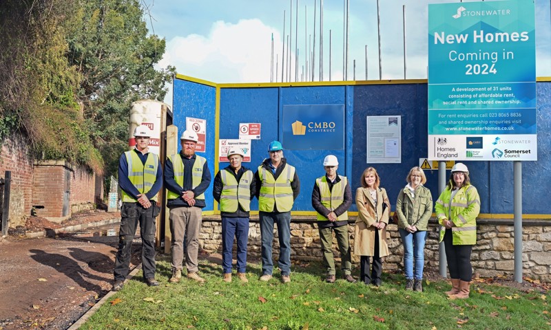 Stonewater celebrates new homes on Swallowcliffe site | Stonewater